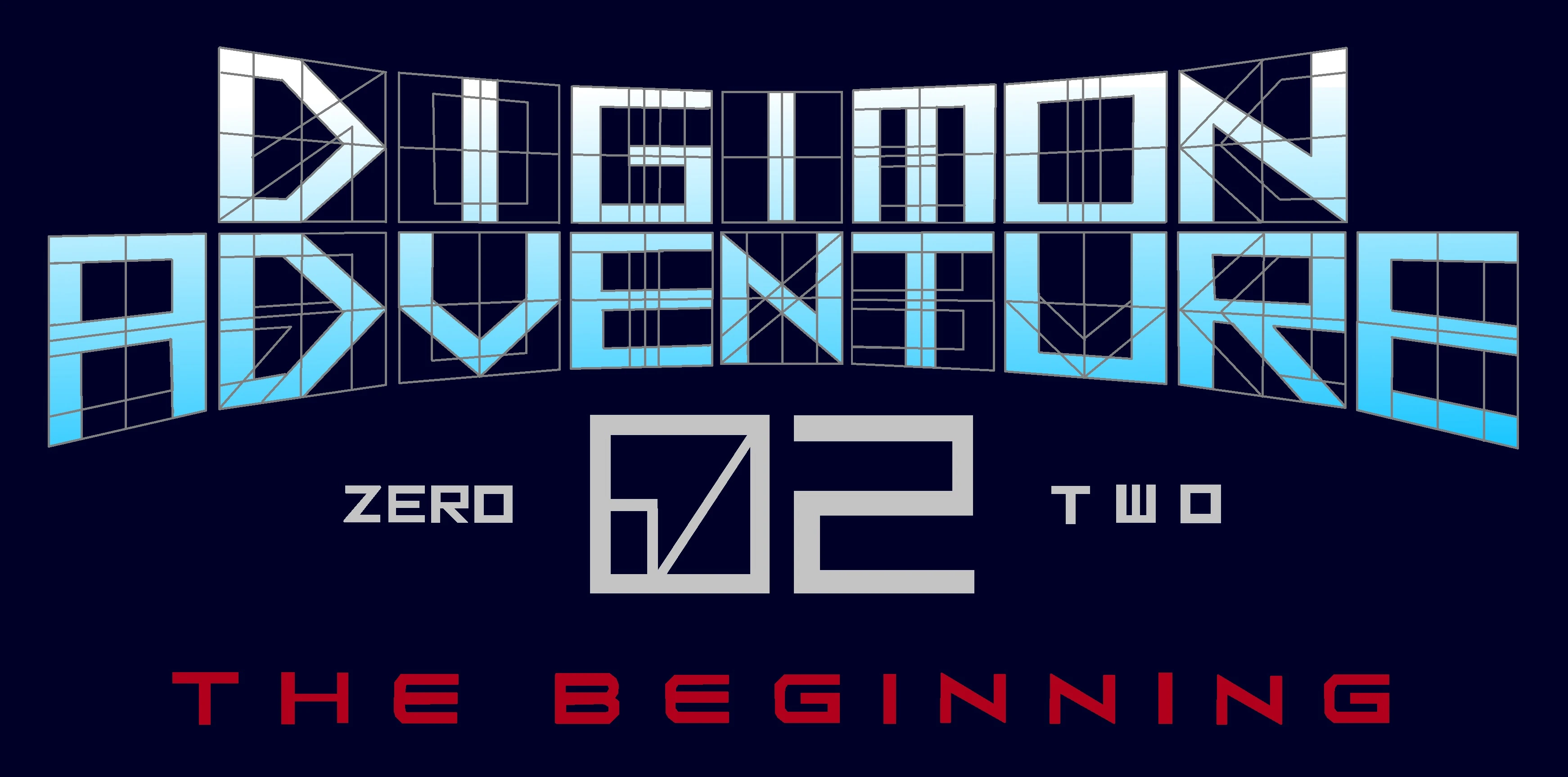 I draw Digimon Adventure 02: The Beginning Logo | Fandom