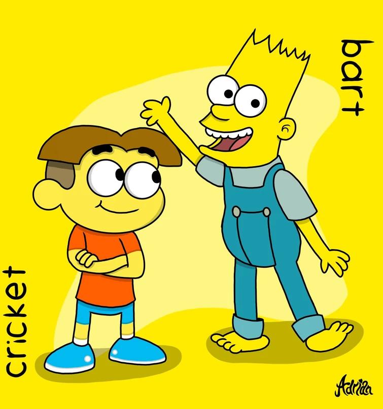 Clothes swap: Bart Simpson (The Simpsons) and Cricket Green (Big City Greens) | Fandom