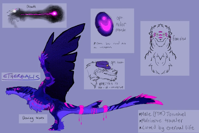 Etherealis / "Zohutek's Curse" - Reference Sheet | Fandom