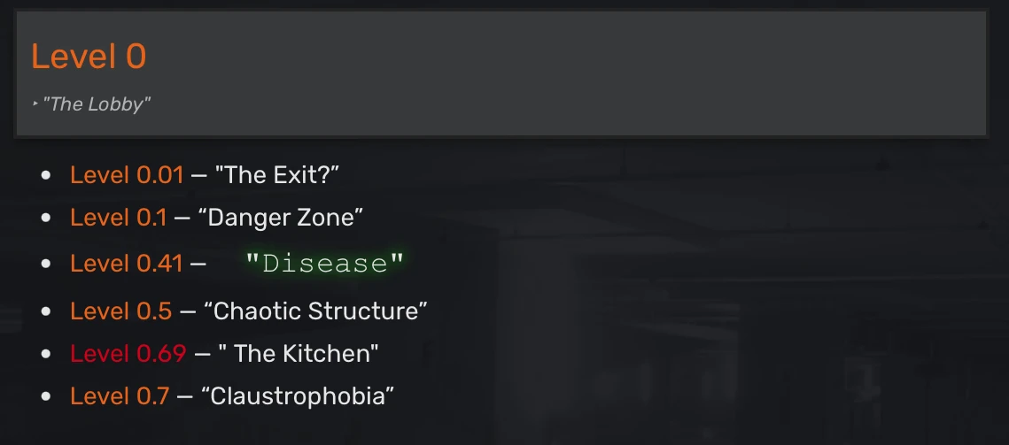 Level 0 sublevel comparison (the last one) | Fandom