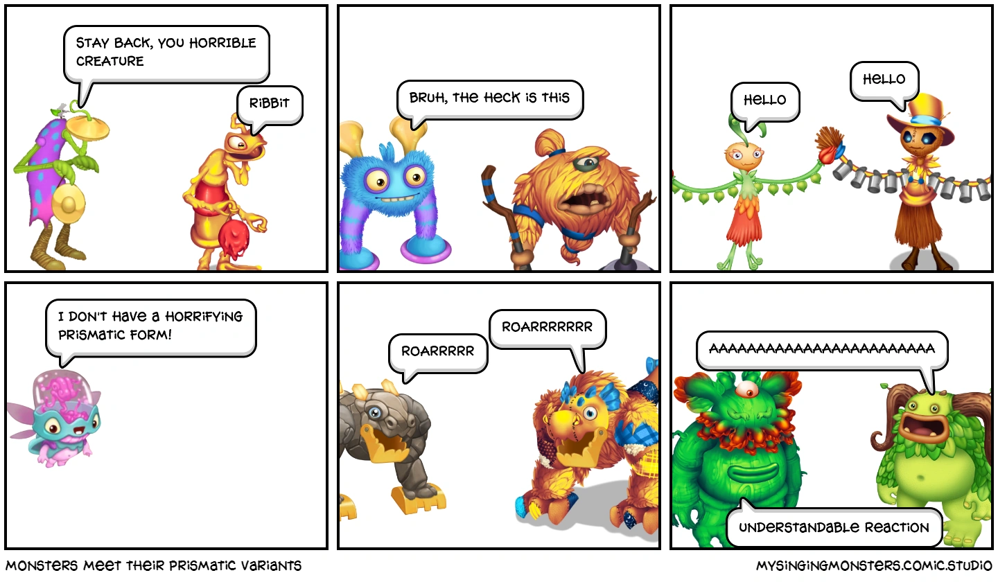 Monsters meet their prismatic variants | Fandom