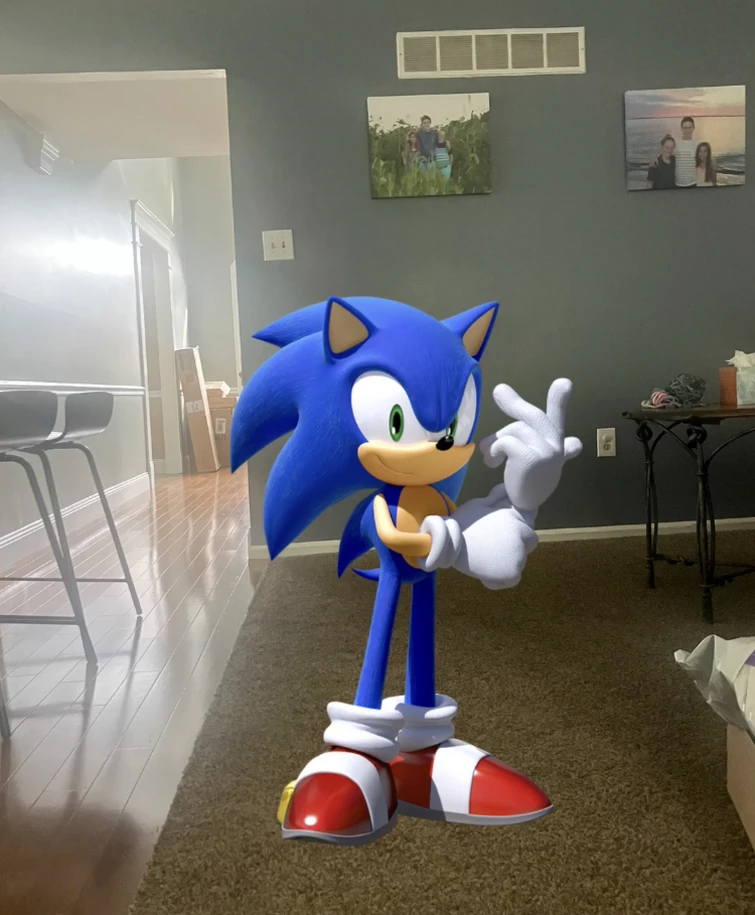 Sonic’s in my living room. | Fandom