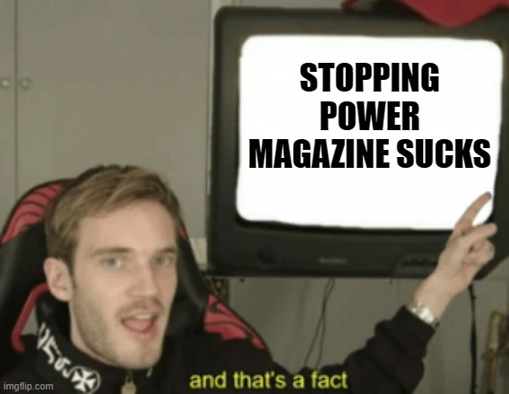 Stopping Power Magazine sucks | Fandom
