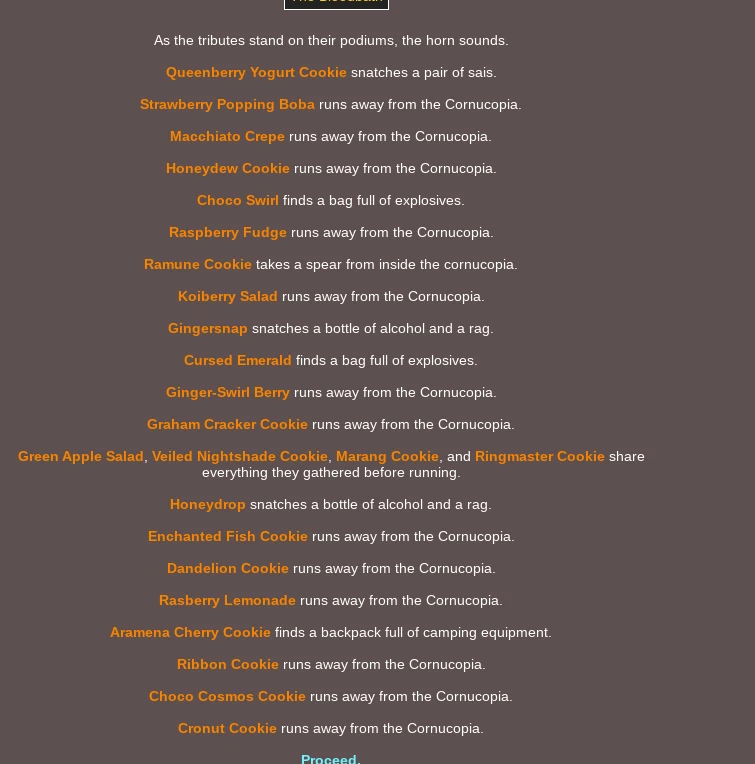 Oc hunger games part 1!: The cornucopia | Fandom