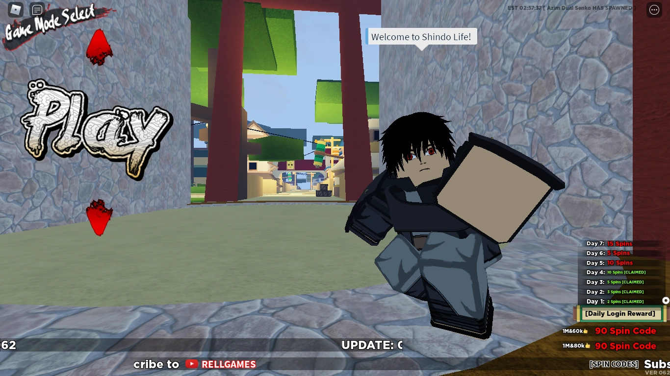 Azim Dual Senko Spawned in Main Menu | Fandom