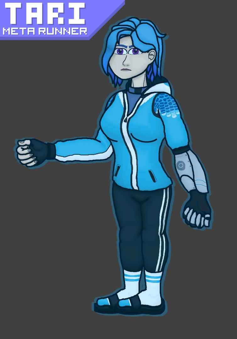 SMG4 Fan Art: Meta Runner Tari | Fandom