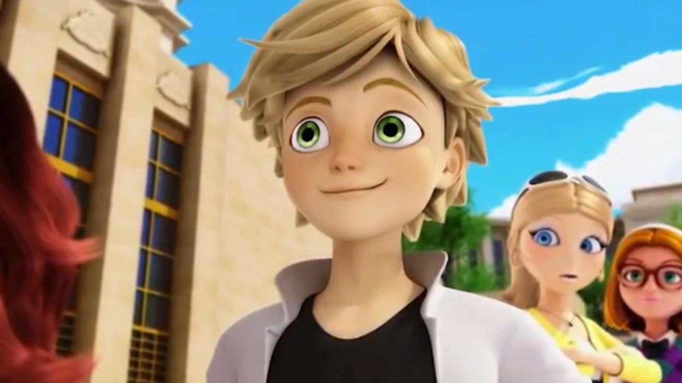 Adrien’s funny little smile thing when he looks at Marinette. What is ...