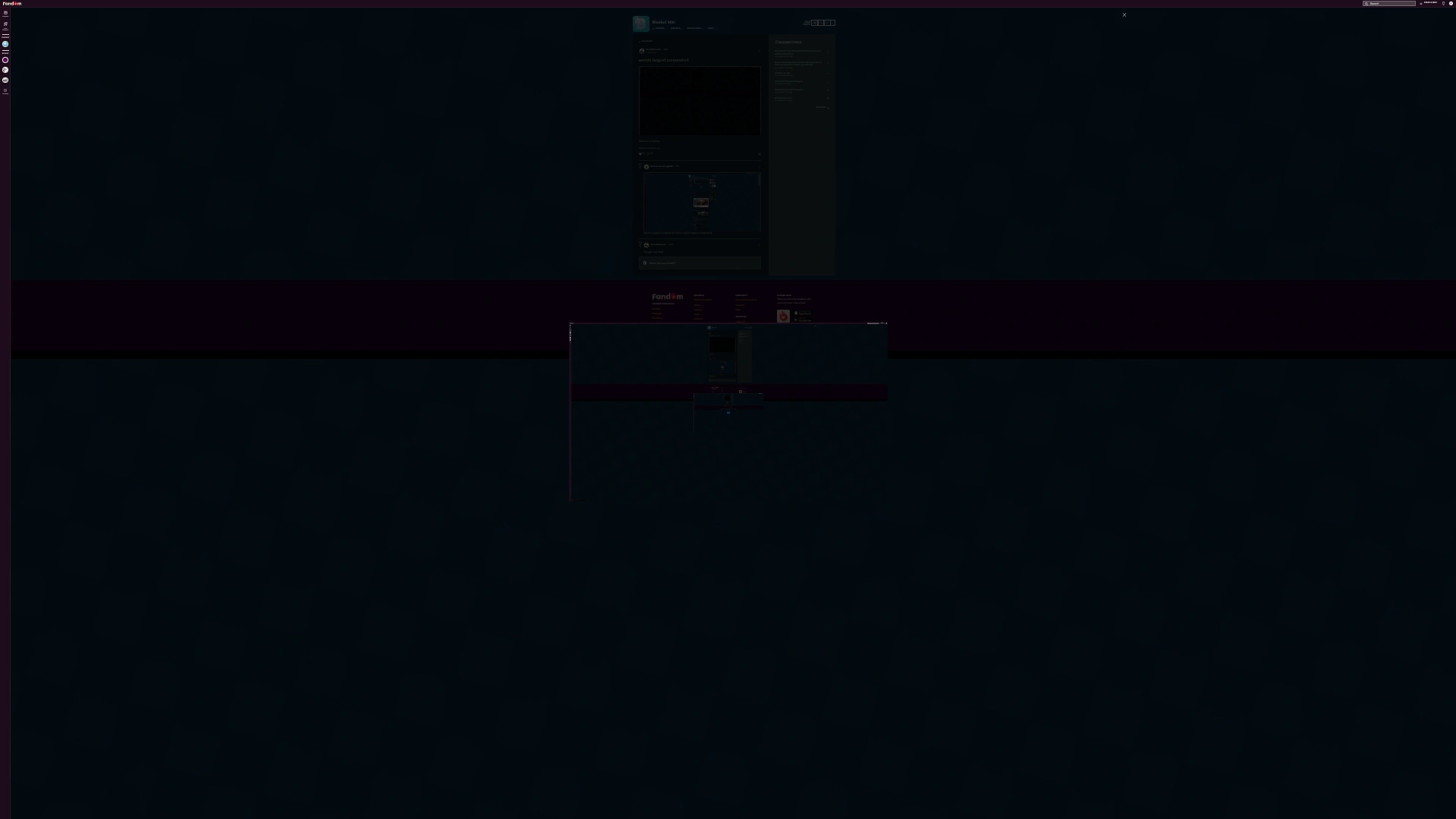 worlds largest screenshot | Fandom