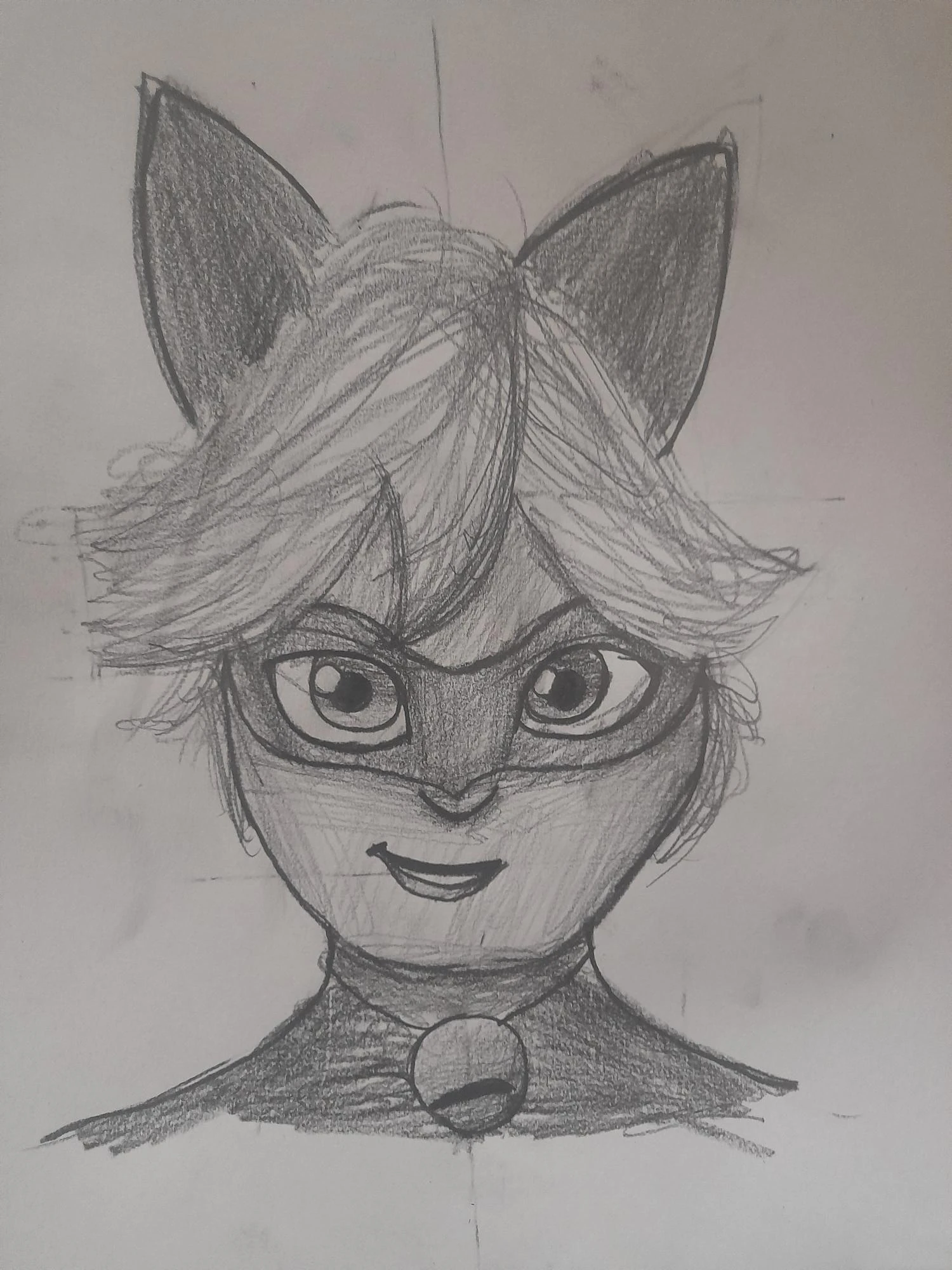My sketch of Cat Noir | Fandom