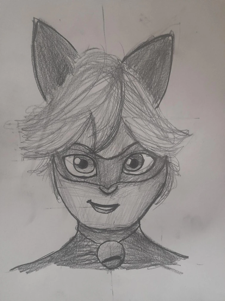 My sketch of Cat Noir | Fandom
