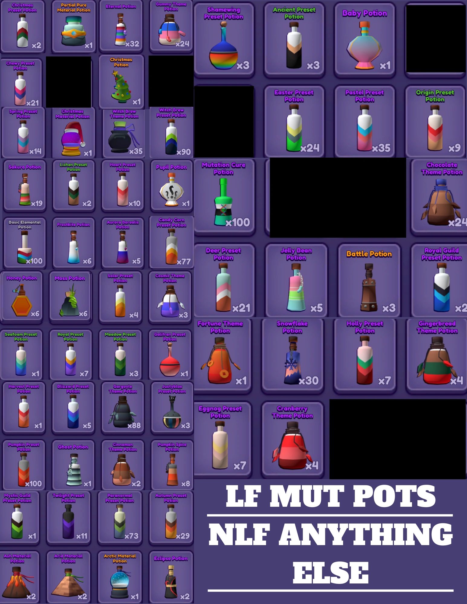 Lf mut pots | Fandom