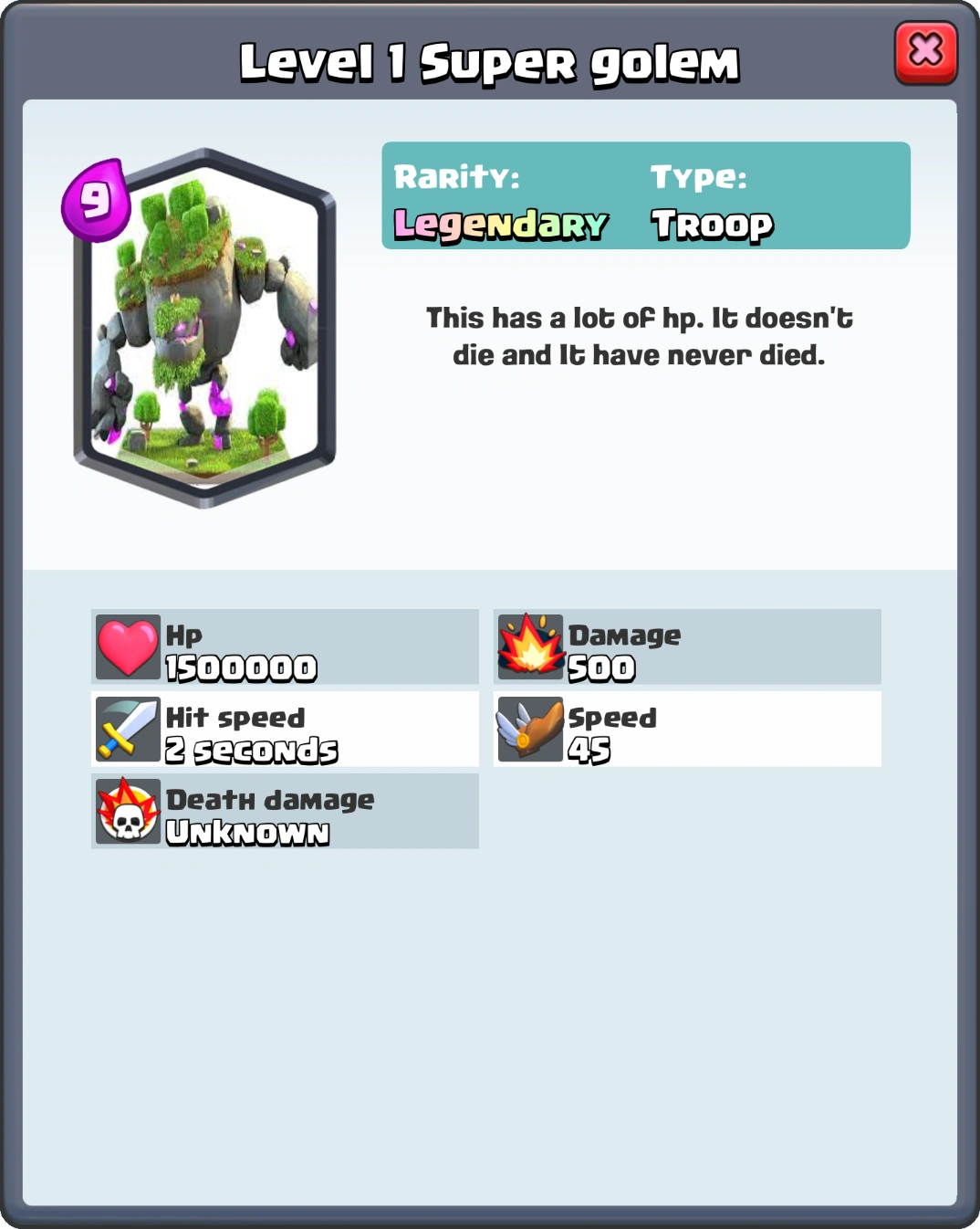 New super unit card idea: | Fandom