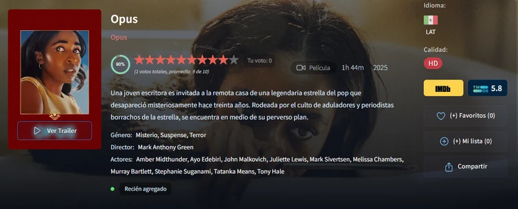 Opus Pelicula 2025 | Fandom