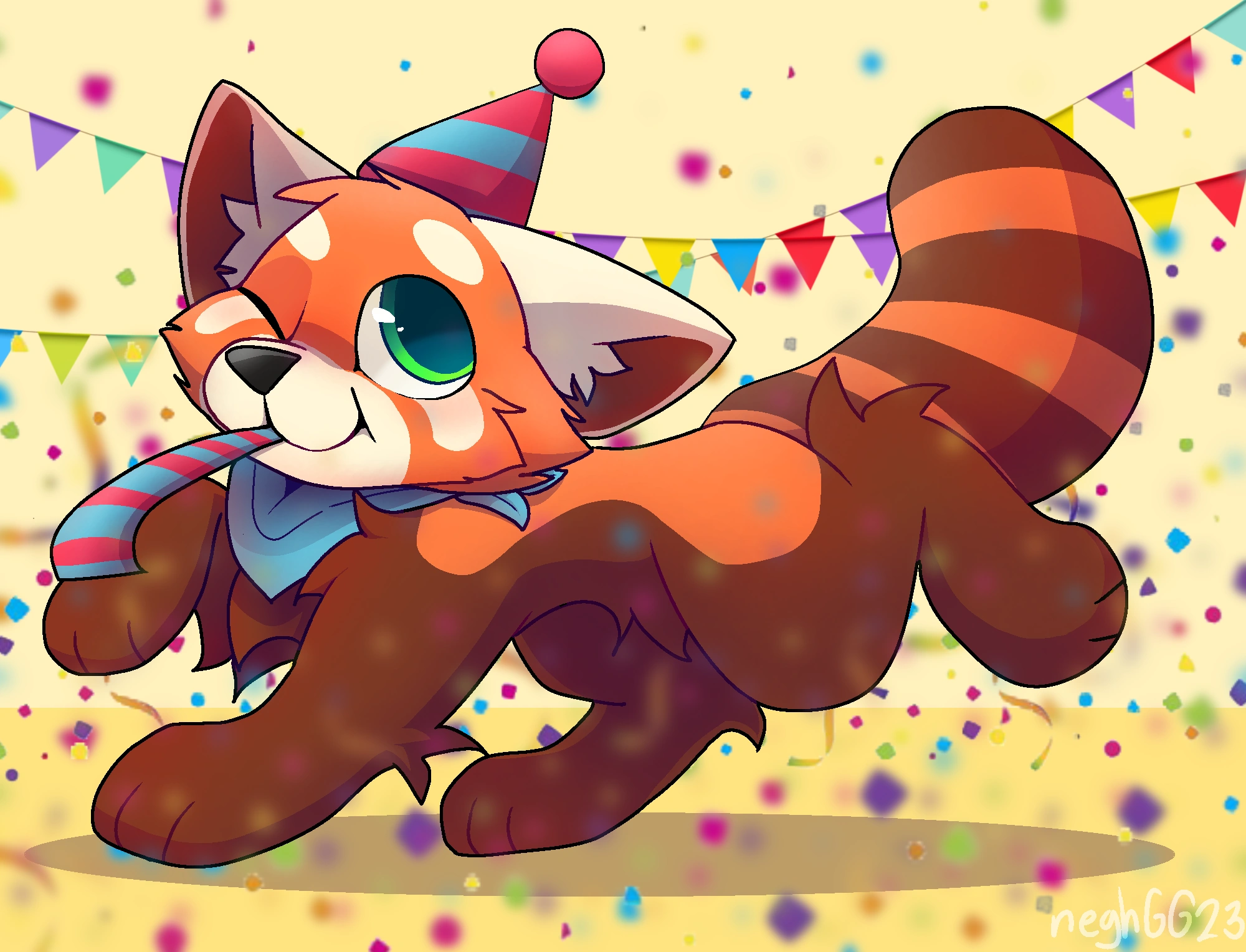 red panda party pet 🔴🐼🎉 | Fandom