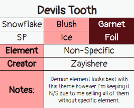 RNG Theme Appreciation - Devils Tooth (#7) | Fandom