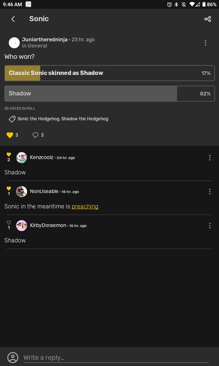 Explain How did Shadow win on Classic Sonic Skinned as Shadow? | Fandom