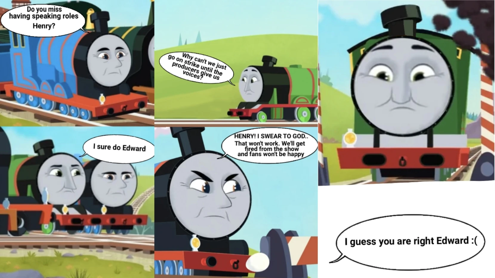 Edward and Henry comic I did | Fandom