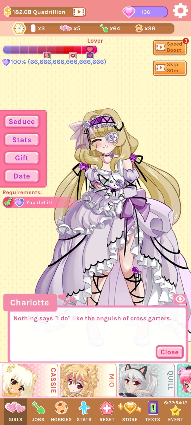 I finally got lover with Charlotte | Fandom
