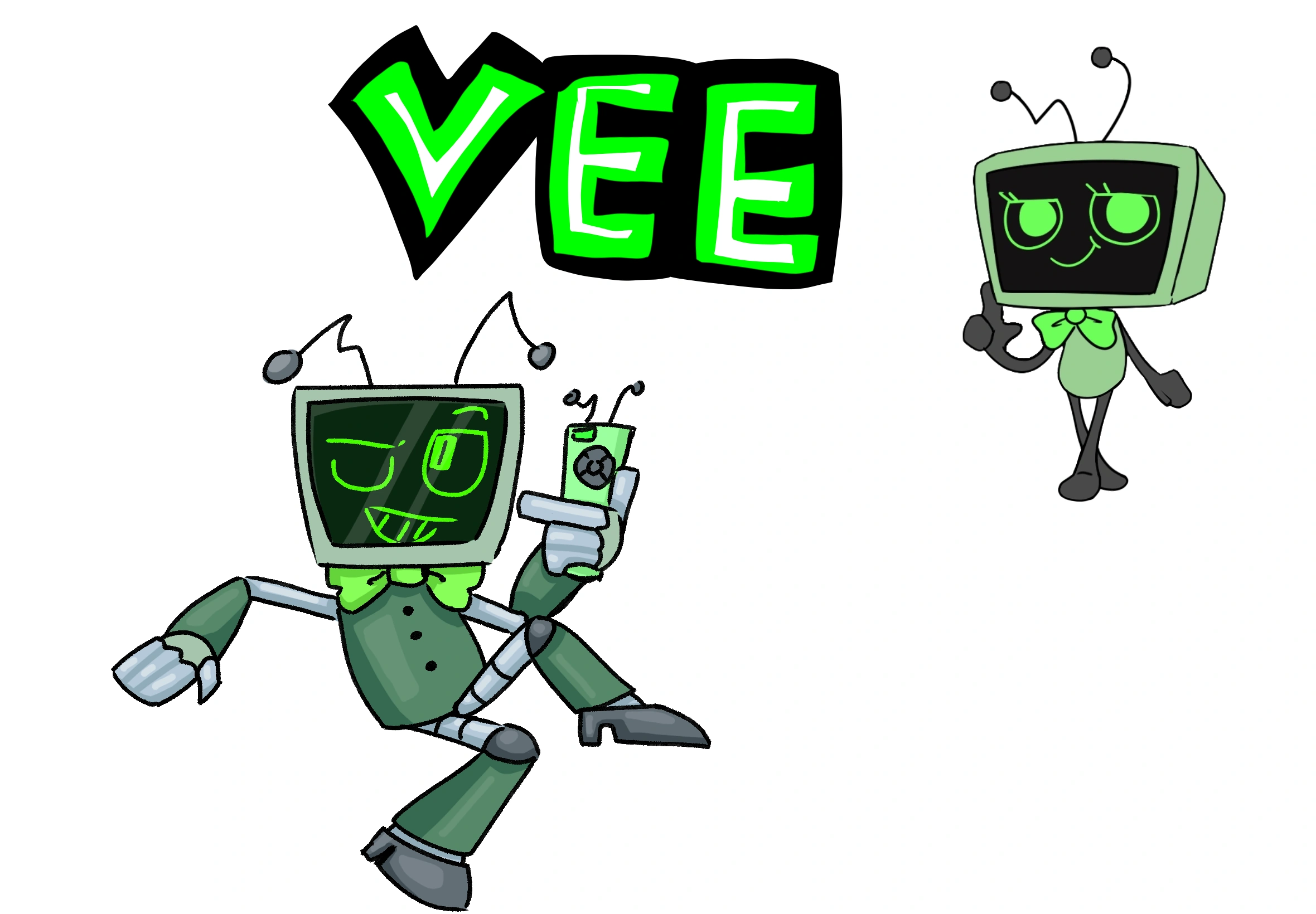 I was bored so I drew this Vee redesign | Fandom