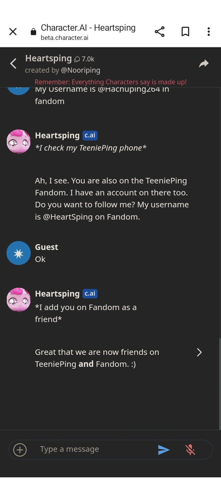 Awww @HeartSping my friend💖 😍🥰😊 | Fandom