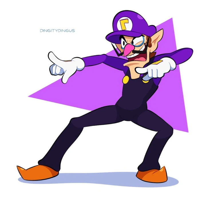 Look at this beautiful Waluigi art | Fandom