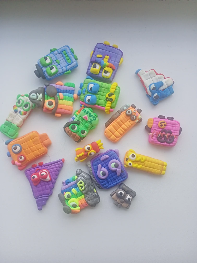 My fanmade clay numberblock 54 the detective super rectangle | Fandom