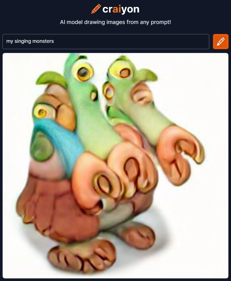 make your version of this ai generated monster | Fandom