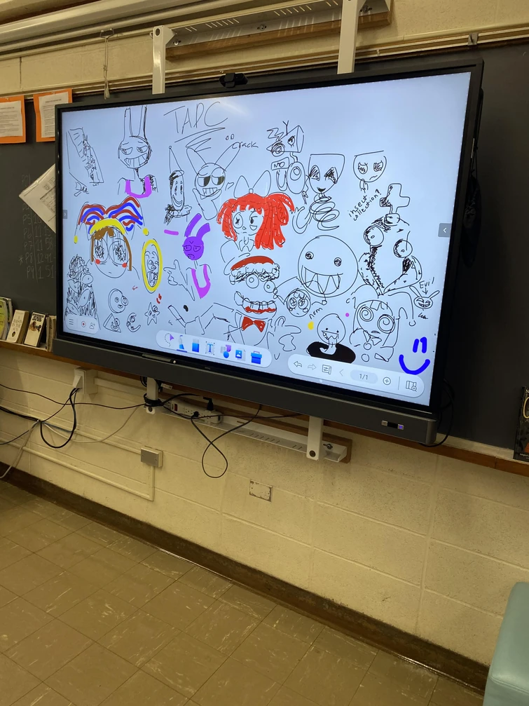 me and my friends made a tadc board at my school | Fandom