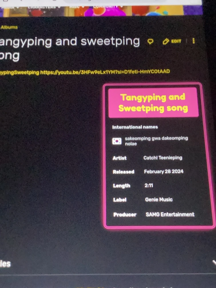 Sweet ping and tangy ping song | Fandom