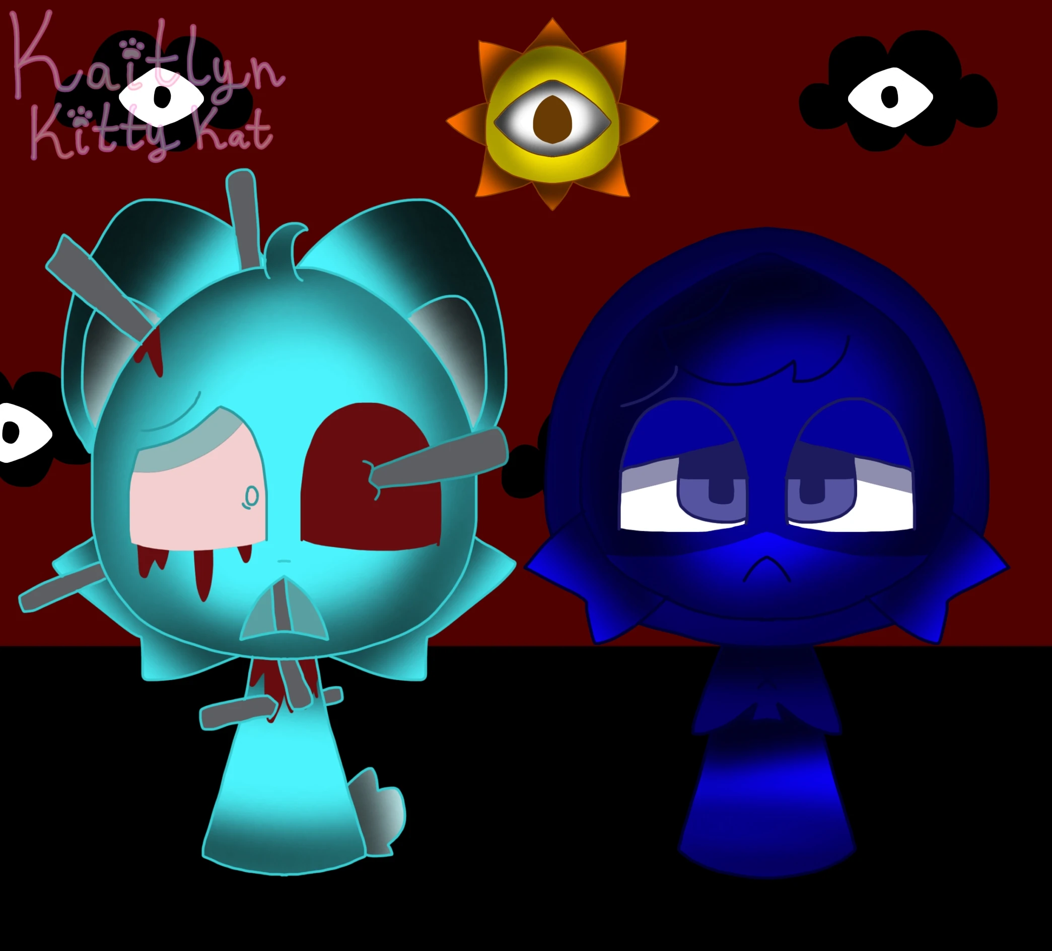 Horror Sky, Horror Jevin, and Horror Mr. Sun in my art style | Fandom