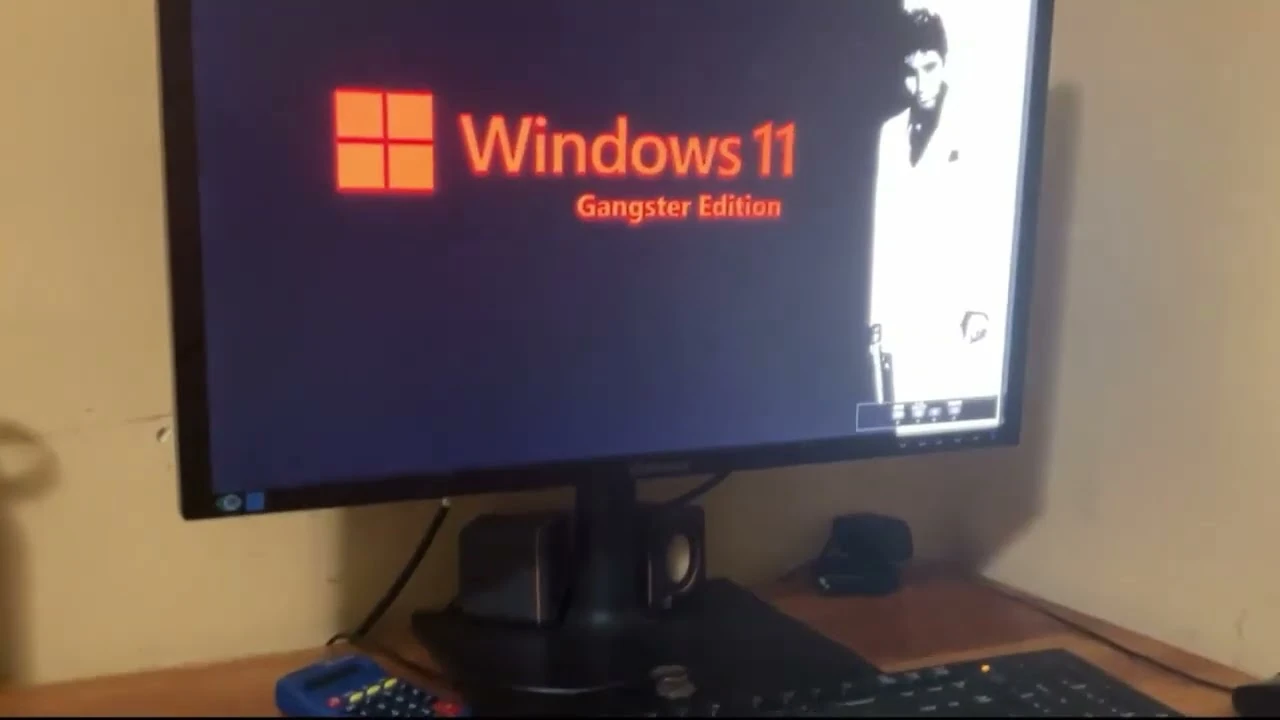 Idea:Progressbar 11 Gangster Edition (based on:Windows 11 Gangster ...