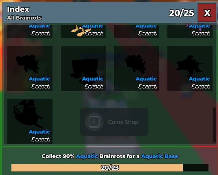 I need some help with the aquatic index | Fandom