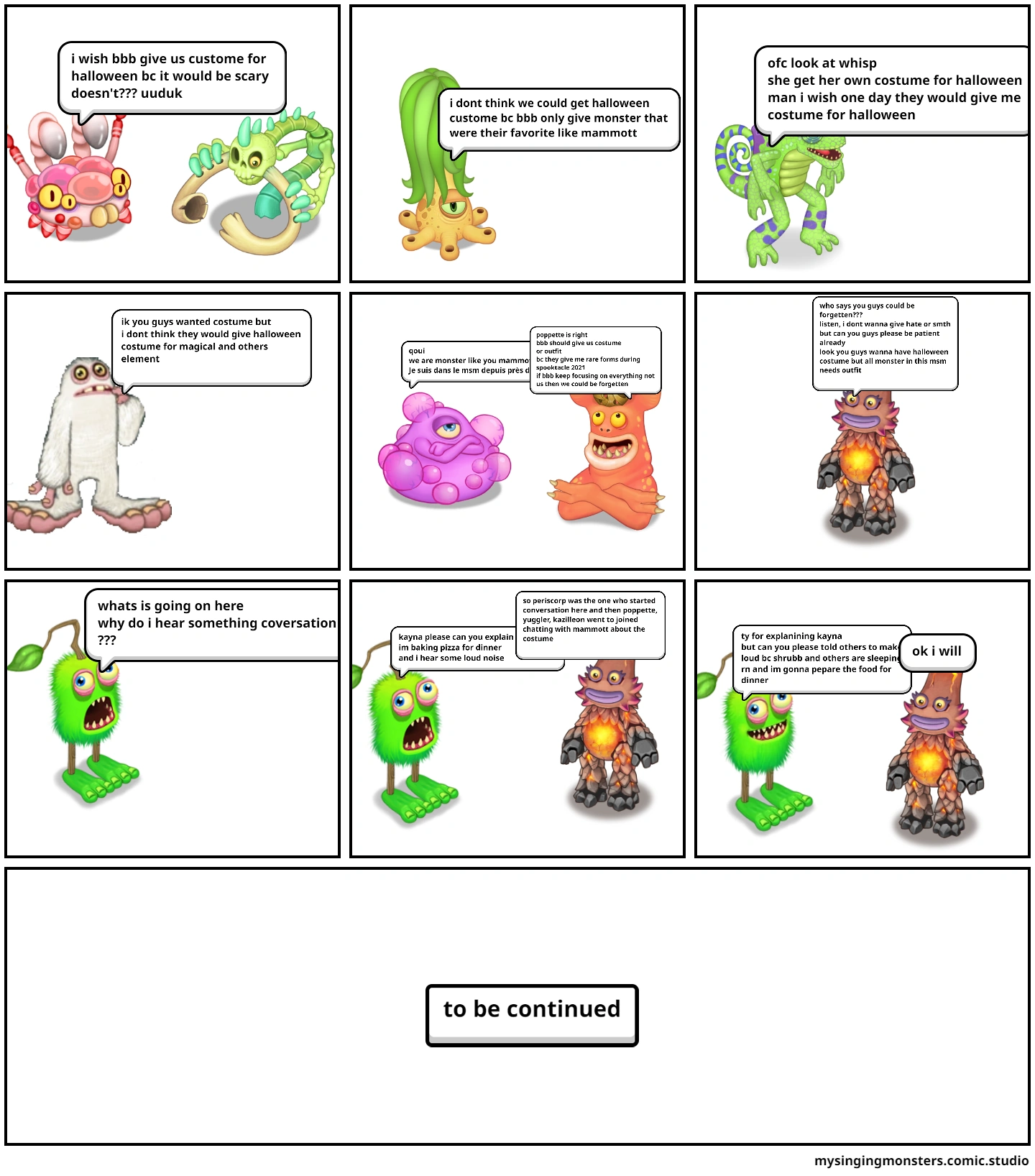 when others monster having conversation each others part 1 of 10 | Fandom