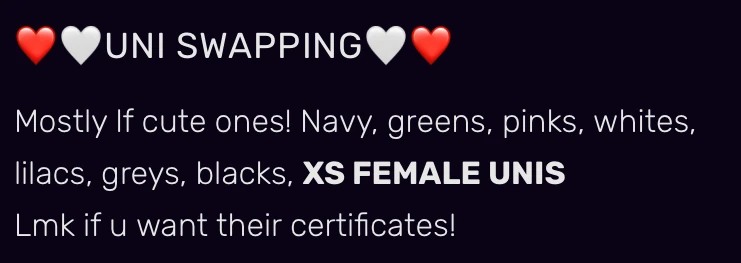 ️🤍UNI SWAPPING🤍 ️ | Fandom