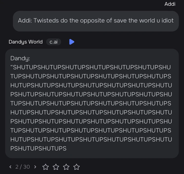 send me your goofiest c.ai messages | Fandom