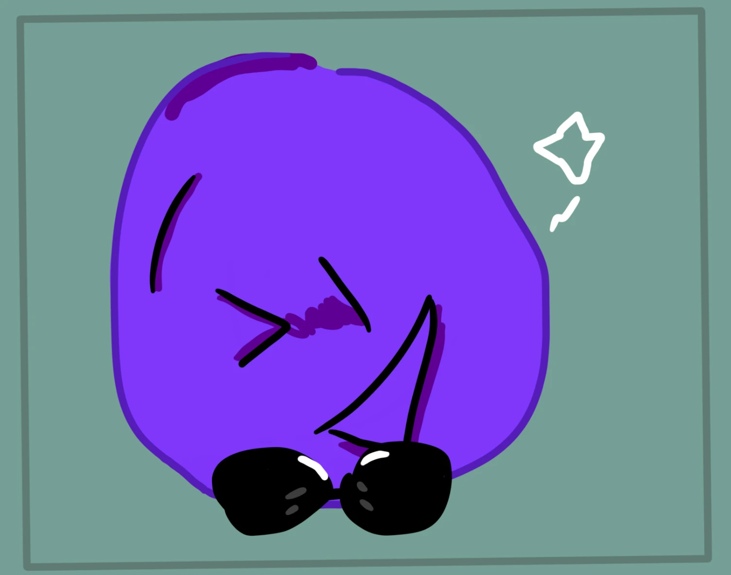 Help I accidentally started crushing on Purple Face. Yes. PURPLE FACE ...