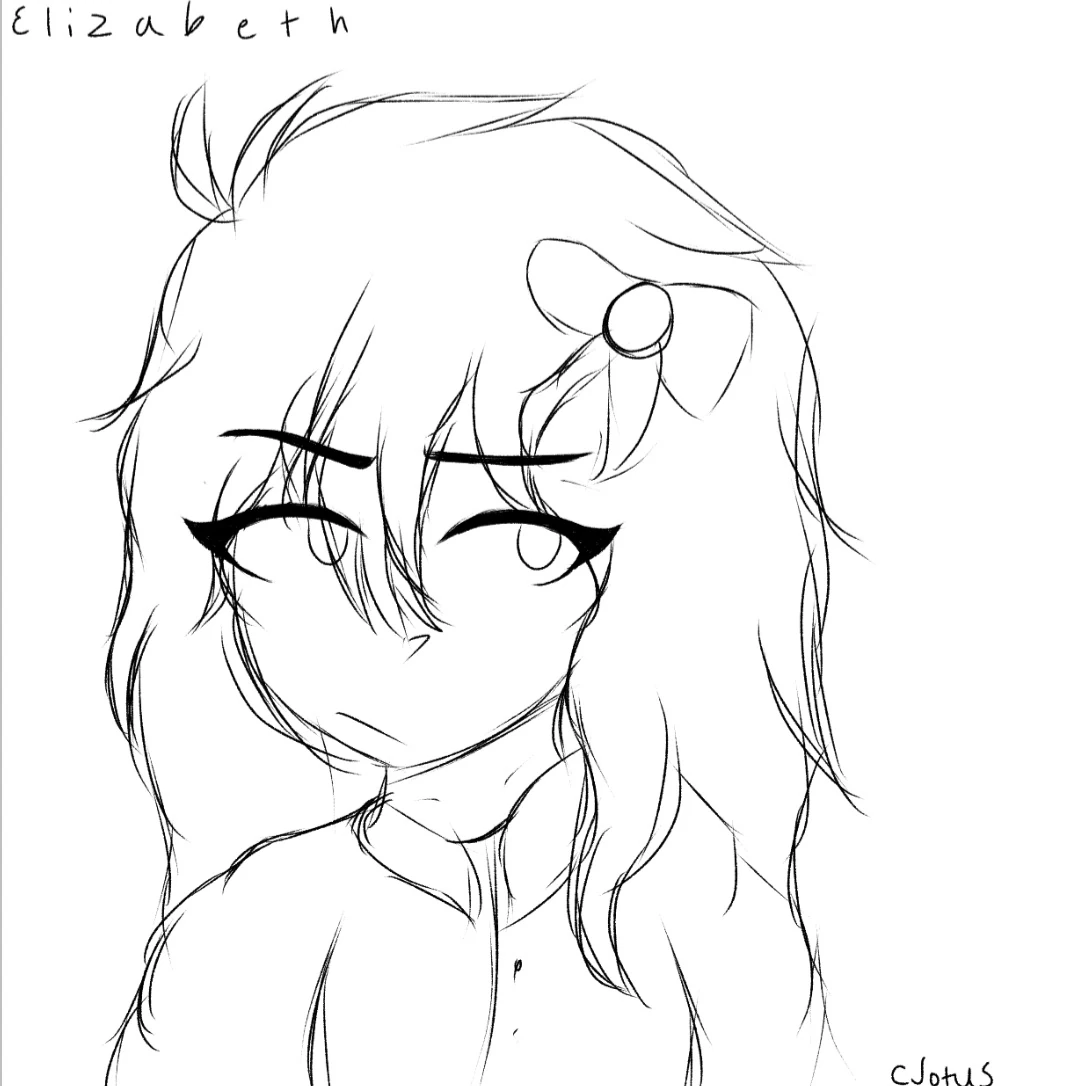 Very bad art of Elizabeth Afton, lol. | Fandom