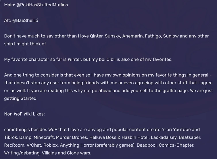 taking userpage coding requests (open) | Fandom