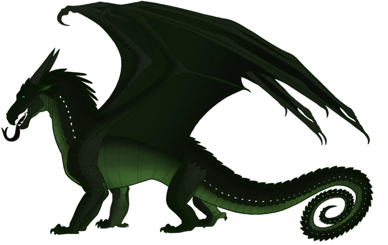 I colored in that really good rainwing-nightwing base | Fandom