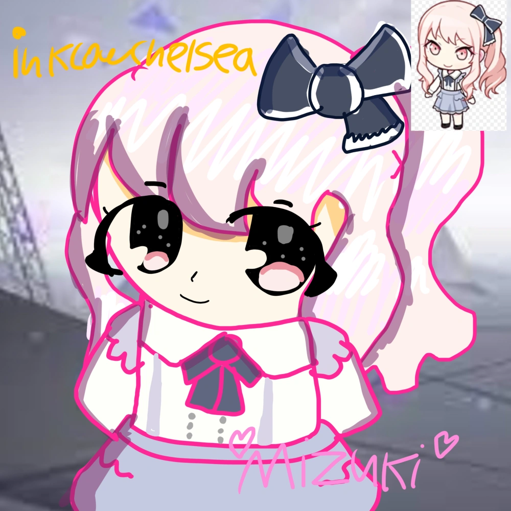 I drawed Akiyama Mizuki | Fandom