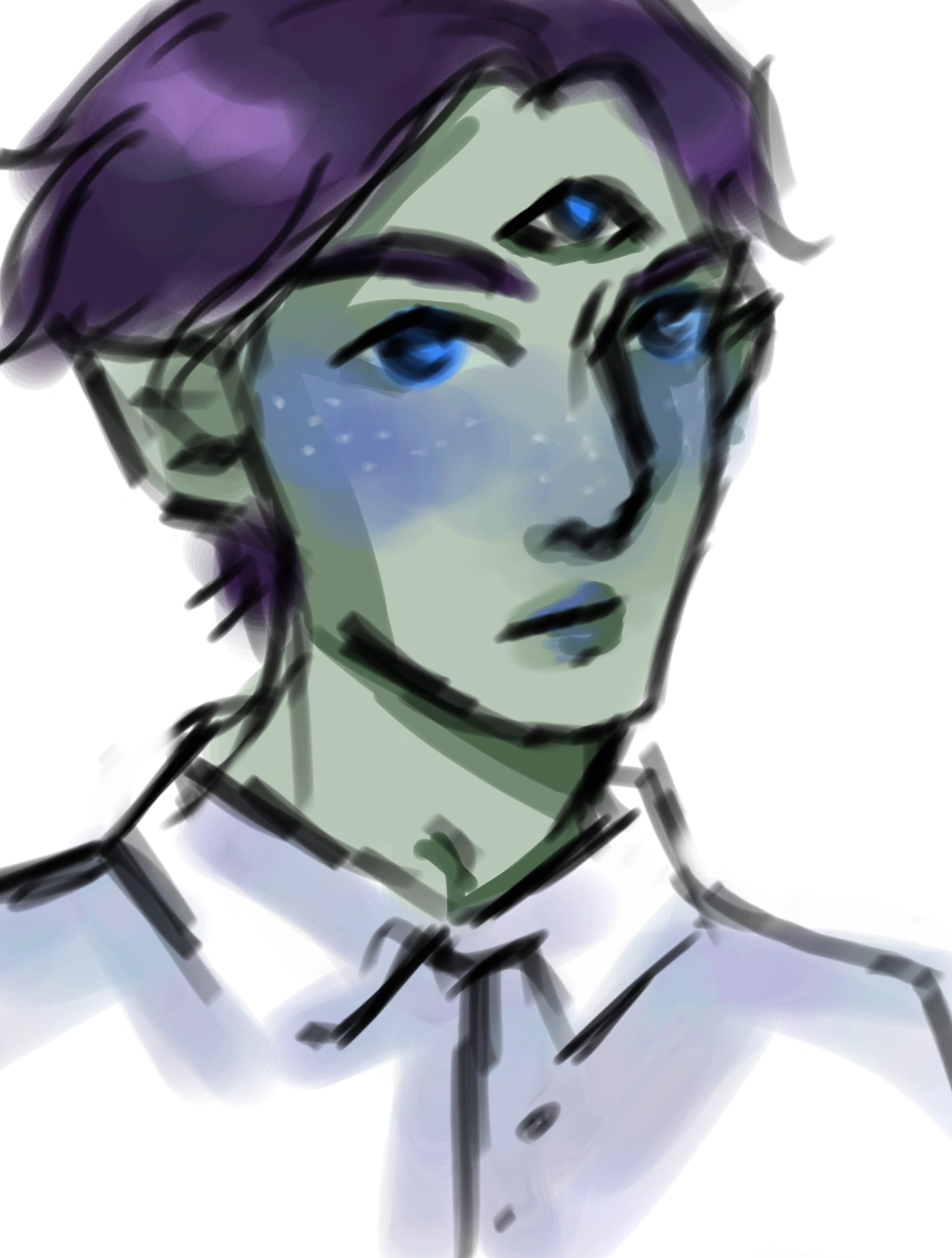 i kept seeing the monster oc trend thing on yt shorts so i did it | Fandom