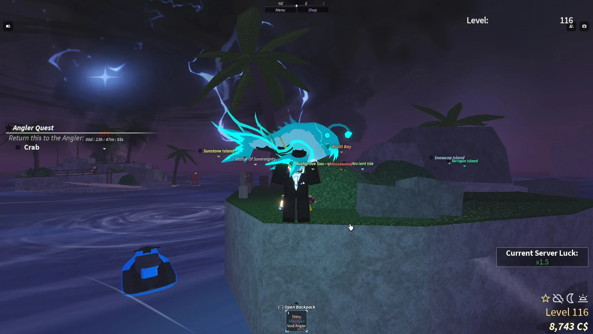 shiny, atlantean void angler. (yay) | Fandom