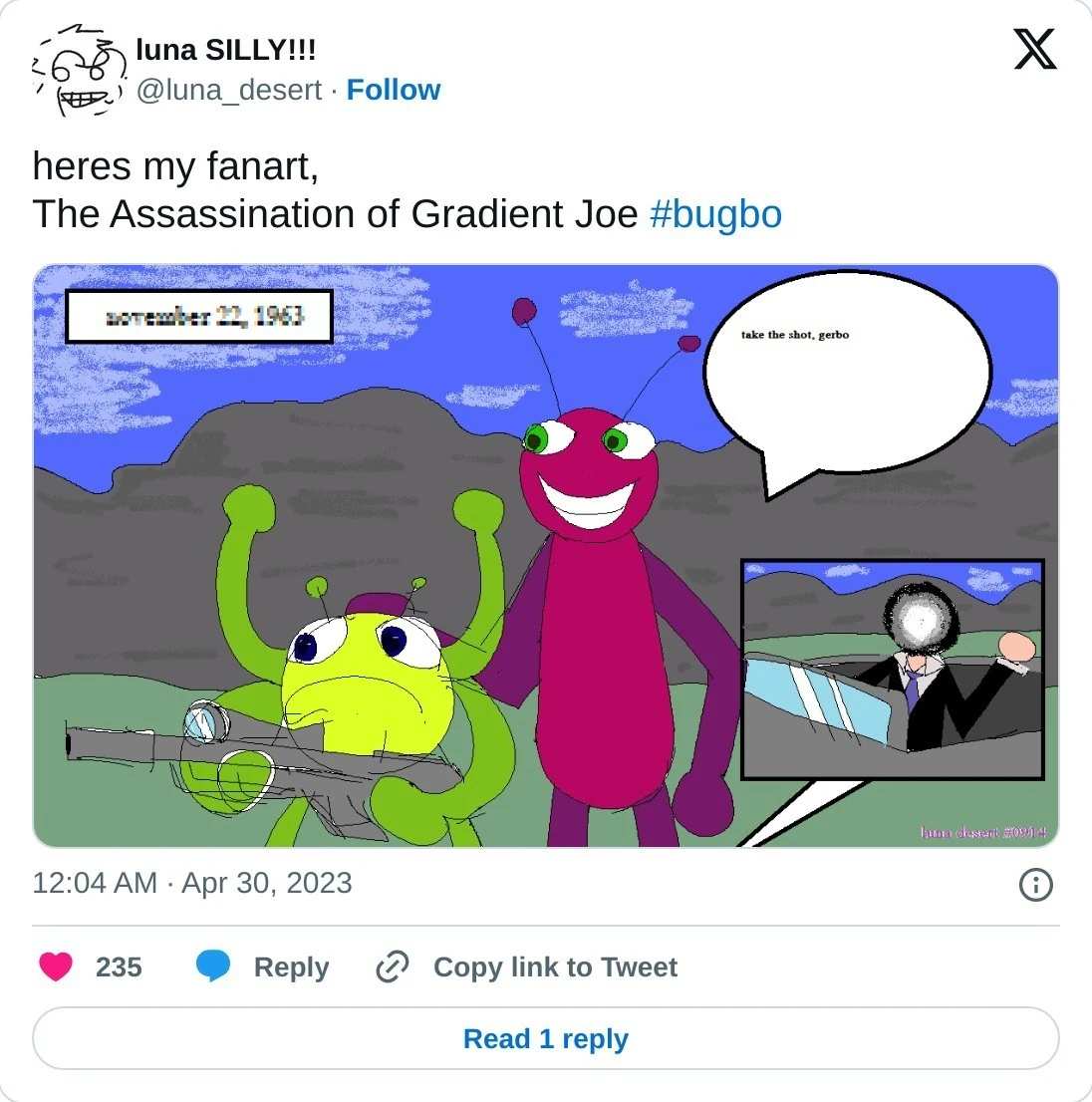 i’m a bugbo fan btw | Fandom