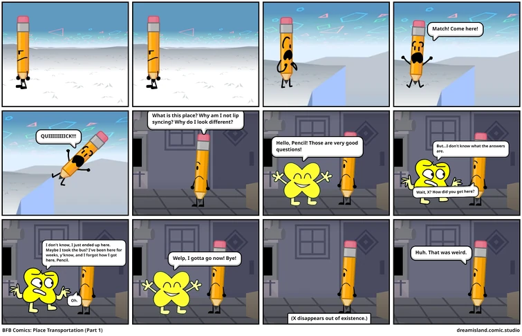BFB Comics: Place Transportation (Part 1) | Fandom