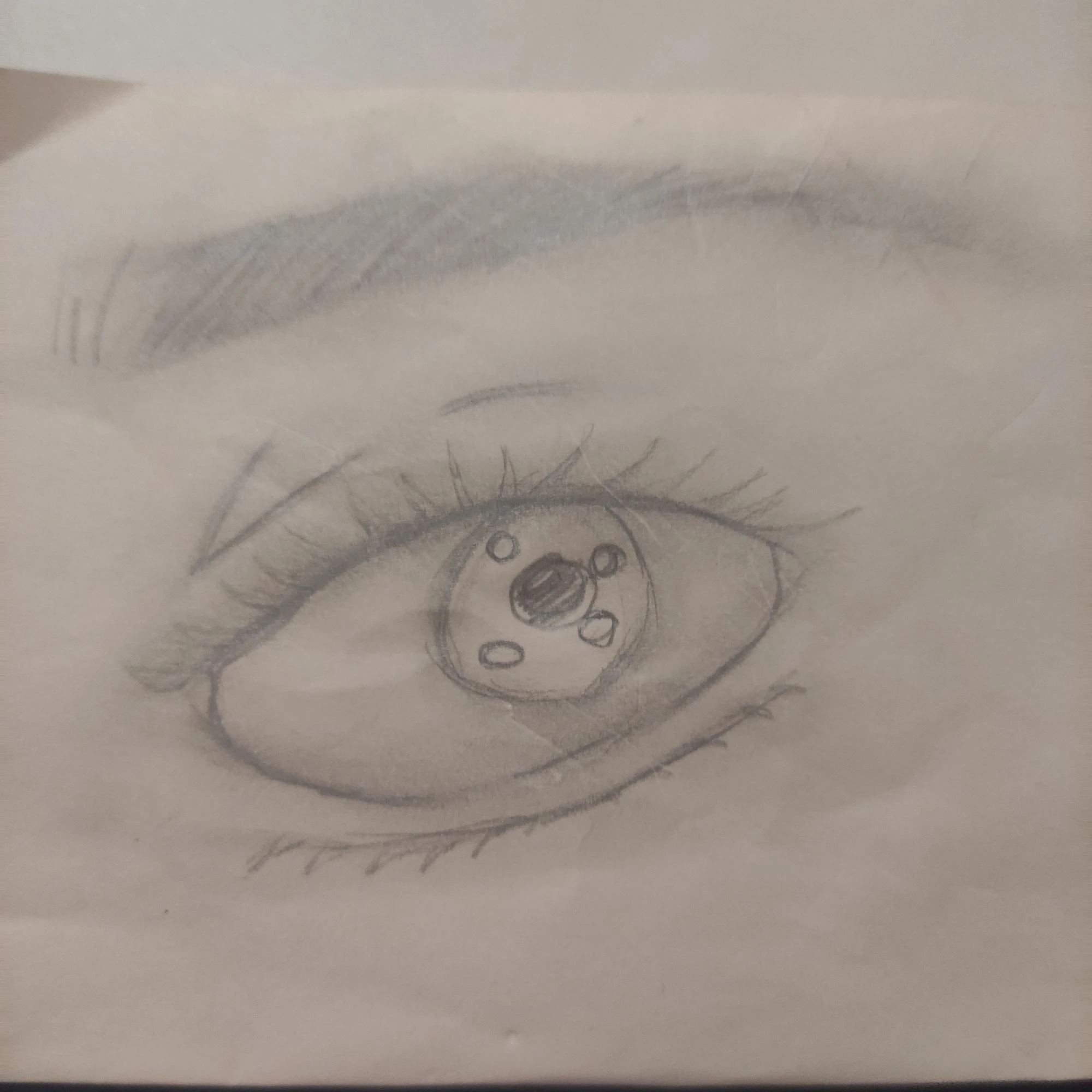Random eye drawing I made | Fandom