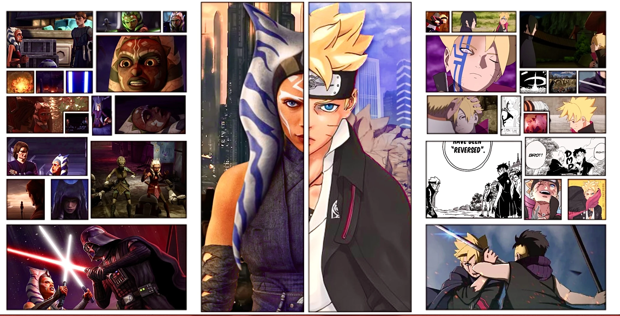 Visual connections and sprite art: Ahsoka vs Boruto | Fandom