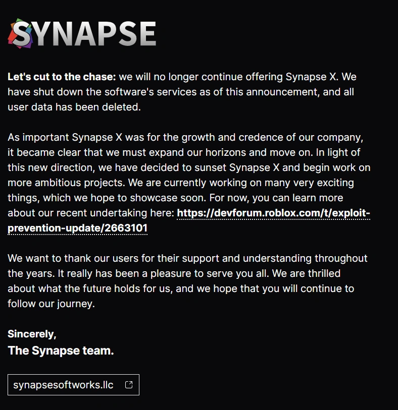 So much for Synapse. | Fandom