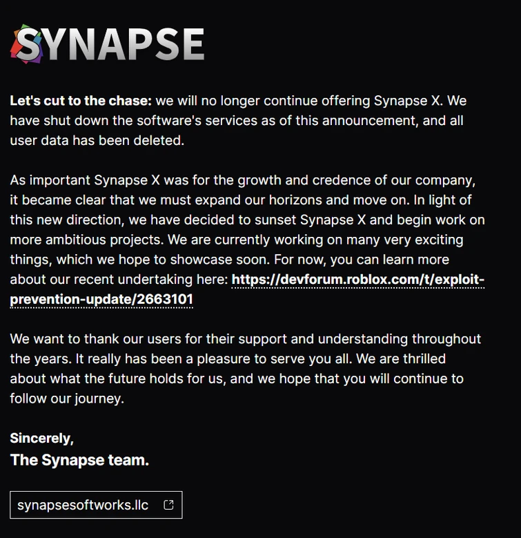So much for Synapse. | Fandom