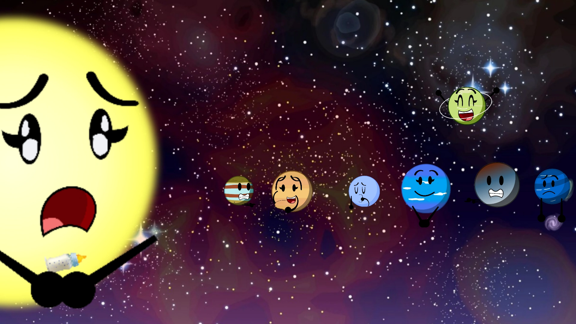 The Solar System before the inner planets form. | Fandom
