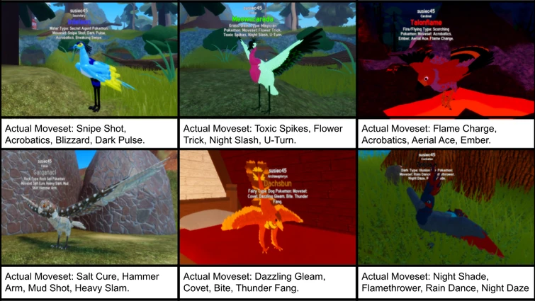 I recreated my 2 Pokémon teams in feather family because I had nothing ...